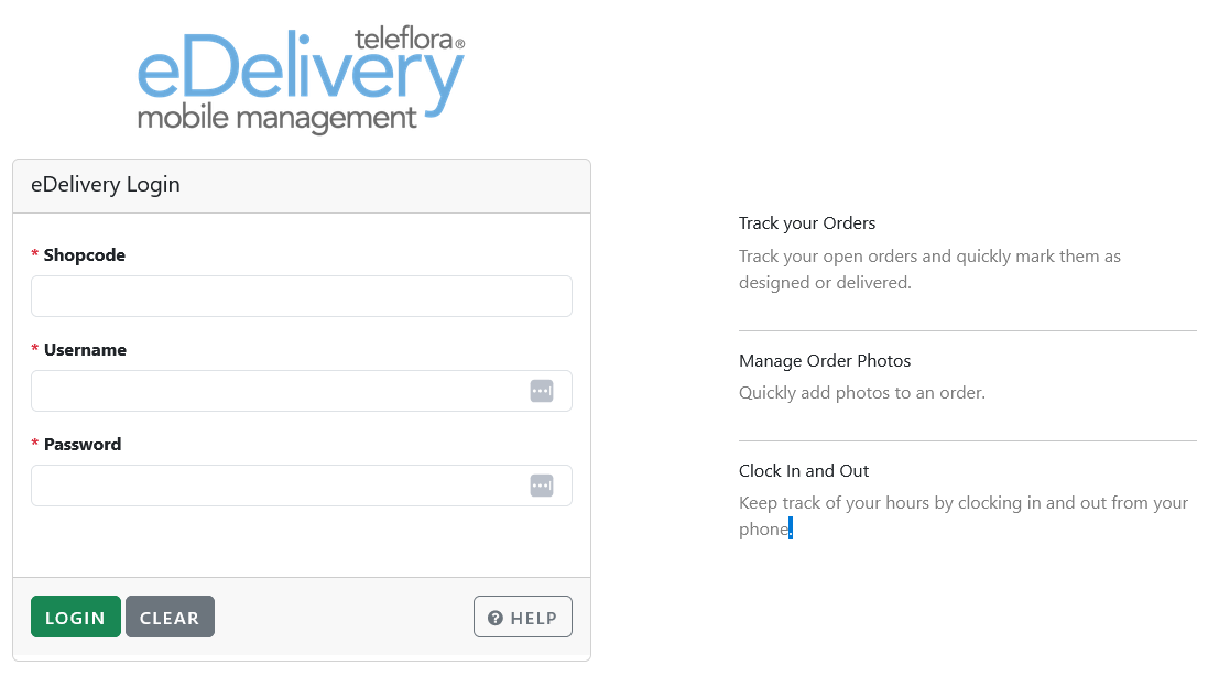 eDelivery Mobile Management by Teleflora | Teleflora